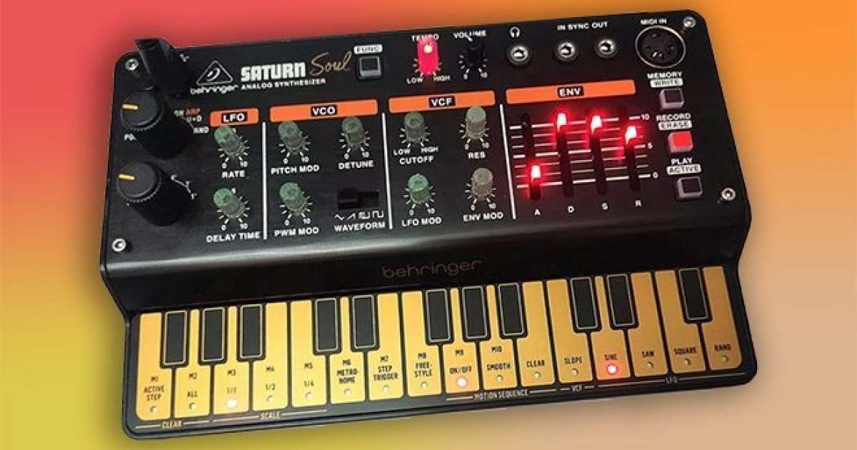 Behringer mini synth modeli Saturn’ü tanıttı - TEKNOLOJİ - Mixmag Turkey